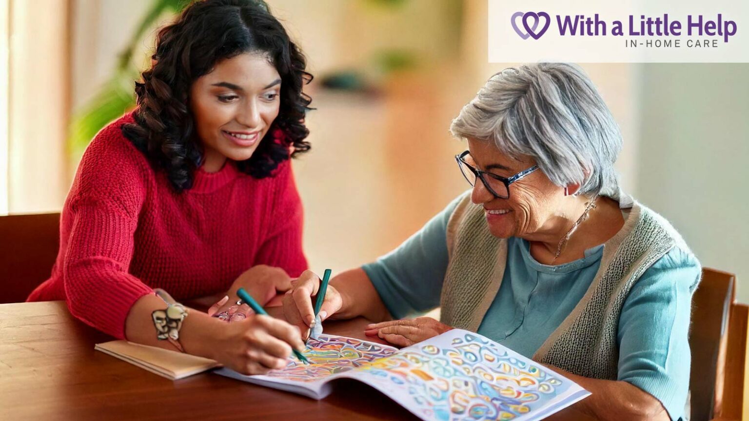 Social Interactions and Companionship for Memory Care - With A Little Help